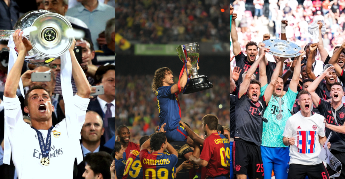 The 21 Most Successful Football Clubs in Europe's Top Five Leagues ...