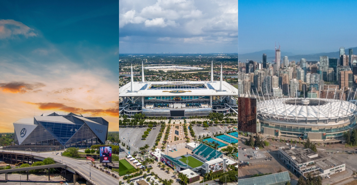 Les stades de la Coupe du monde 2026 - Lentedesportiva