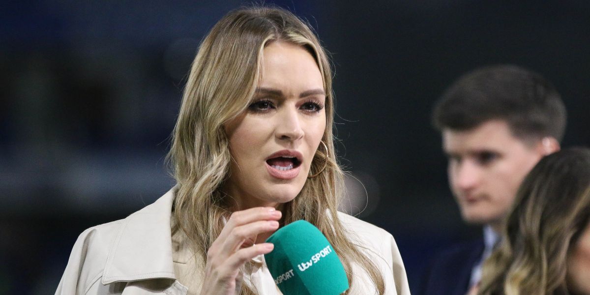 Laura Woods wird während einer Live Sendung von ITV plötzlich krank ...