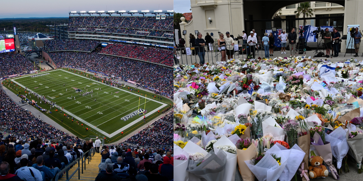 Patriots pause game day as shootings in U.S. and Australia shock ...