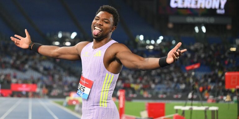 Sprinter Noah Lyles breaks World Record at Golden Spike - Lentedesportiva